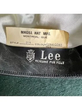 Vintage | Accessories | Vtg 6s 70s Magill Lee Royal Fedora Genuine Fur ...